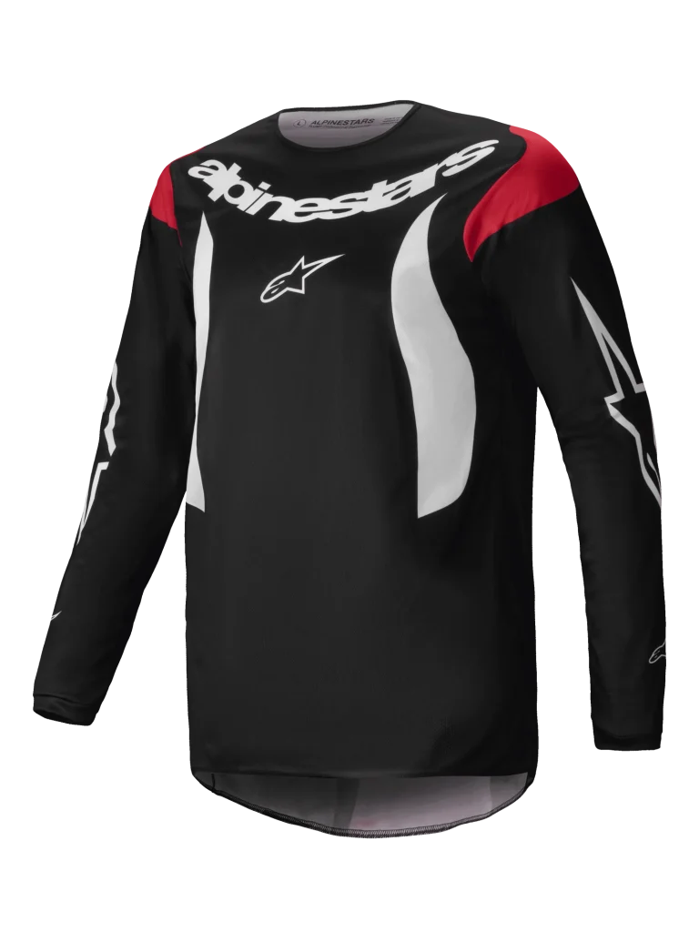 ALPINESTARS MX JERSEY FLUID HAUL BLACK WHITE 25 Price & Stock - Moto-oprema