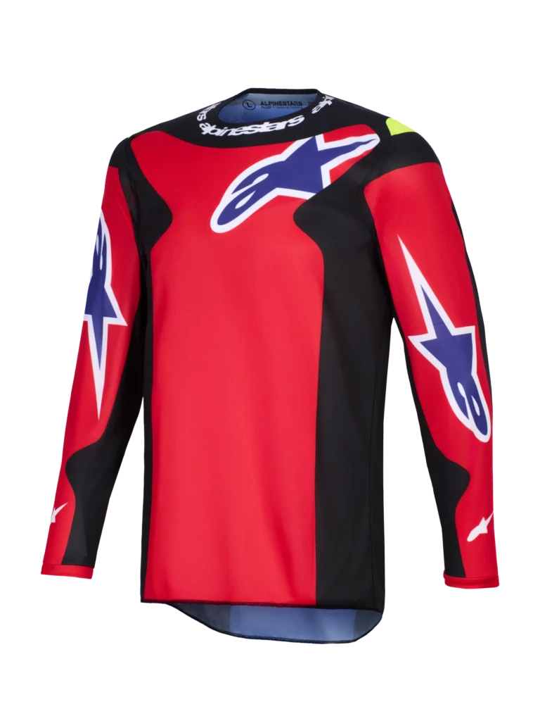 ALPINESTARS MX JERSEY FLUID GRID RED BLACK PURPLE 26 Price & Stock ...